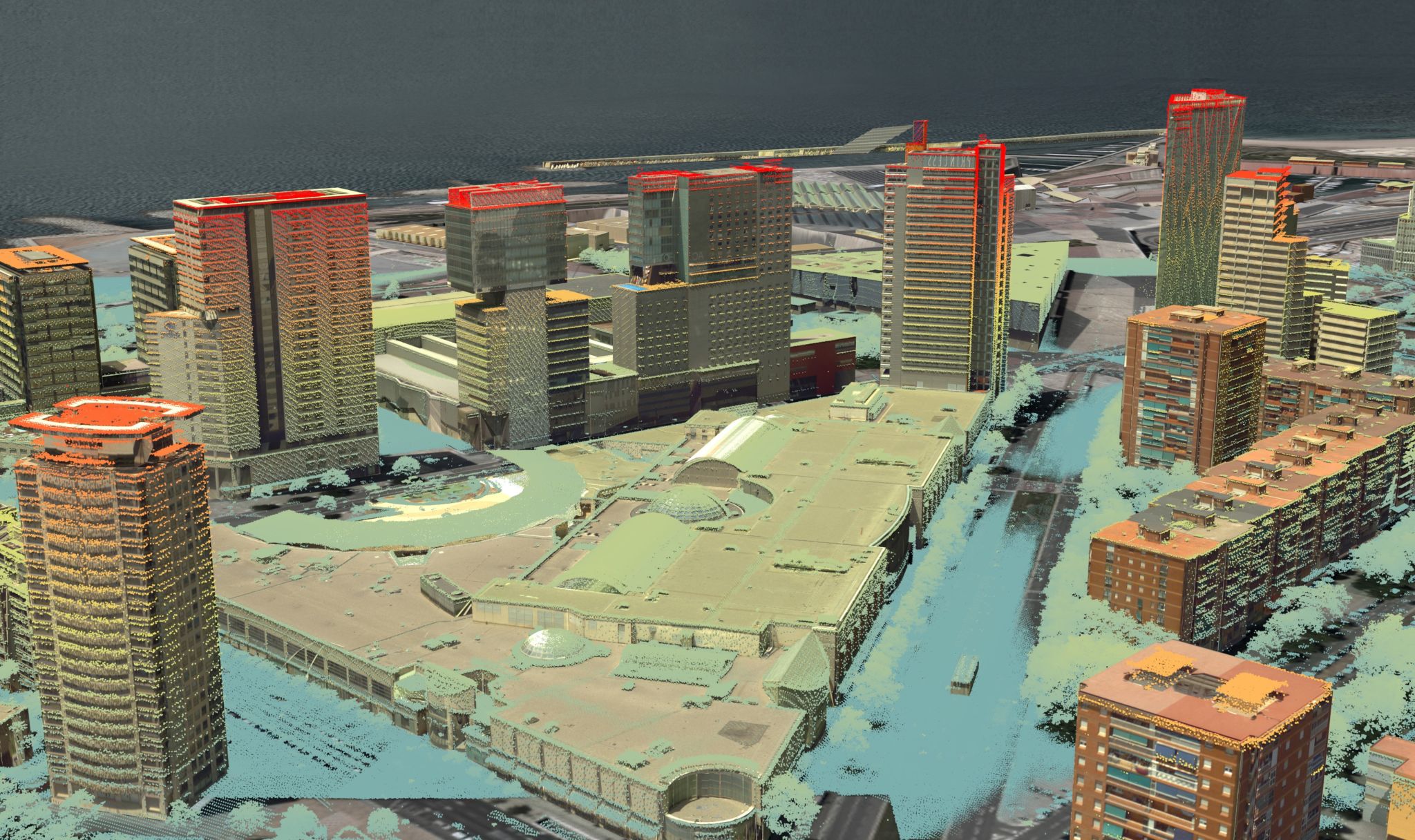 3D city model created with Leica RealCity LiDAR and imagery - Hexagon ...
