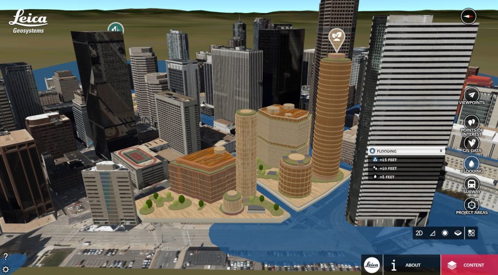 3D city modelling takes the development and transformation of urban ...